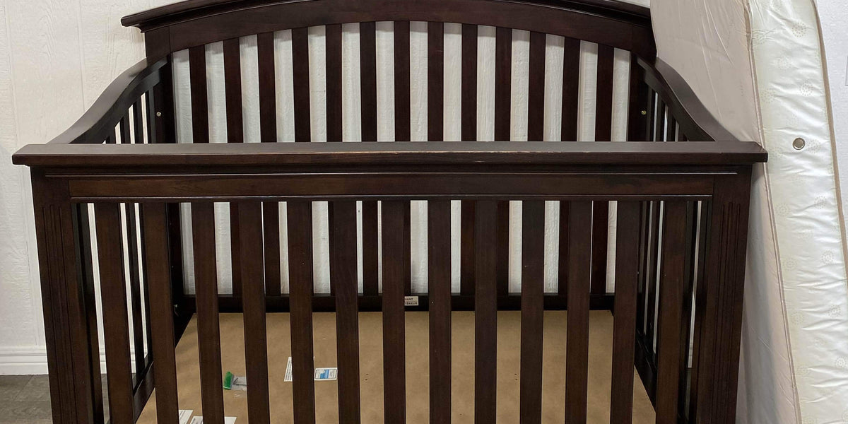 Baby Cache Bliss Essentials Curved Top Crib With Mattress — GoodBuy Gear