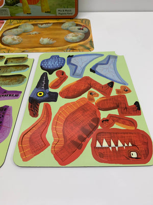 BUNDLE Dinosaurs, Make It! Book and Magnetic Toy Tin