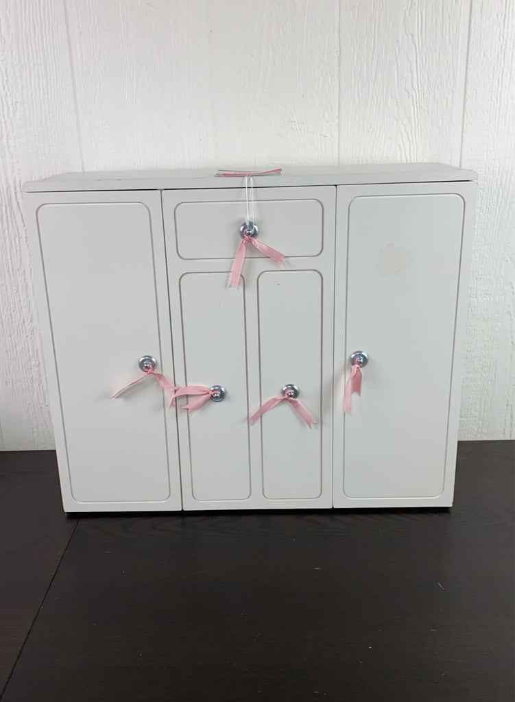 Our Generation Wooden Wardrobe Closet For 18” Dolls