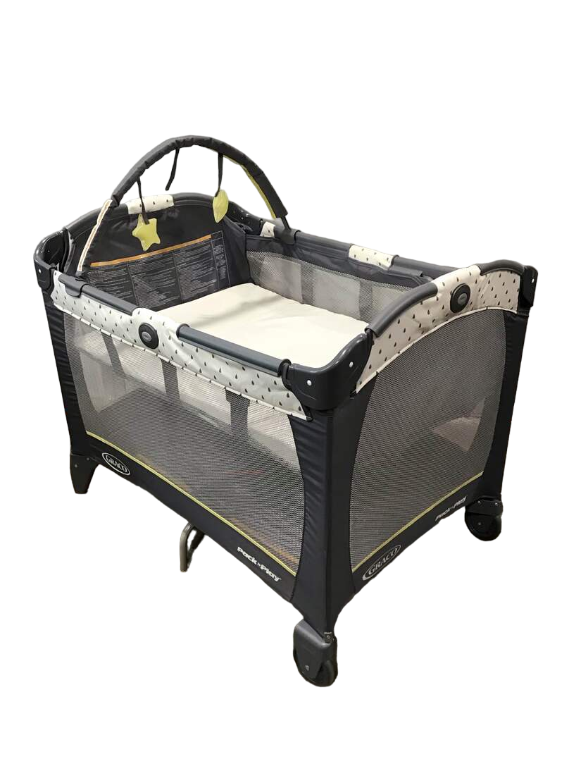 Graco Pack 'n Play Playard Reversible Seat & Changer, Sprinkle ...