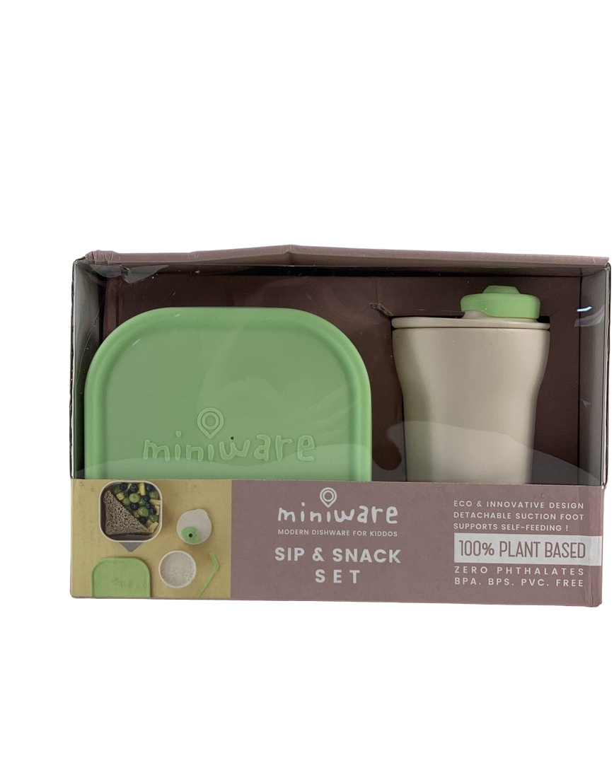 Miniware Sip & Snack Set, Vanilla + Key Lime — GoodBuy Gear