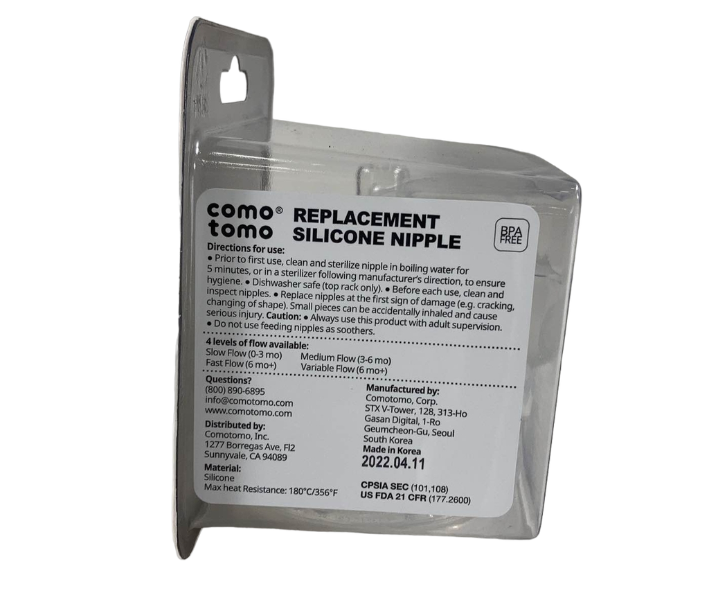 Comotomo Replacement Fast Flow Nipples