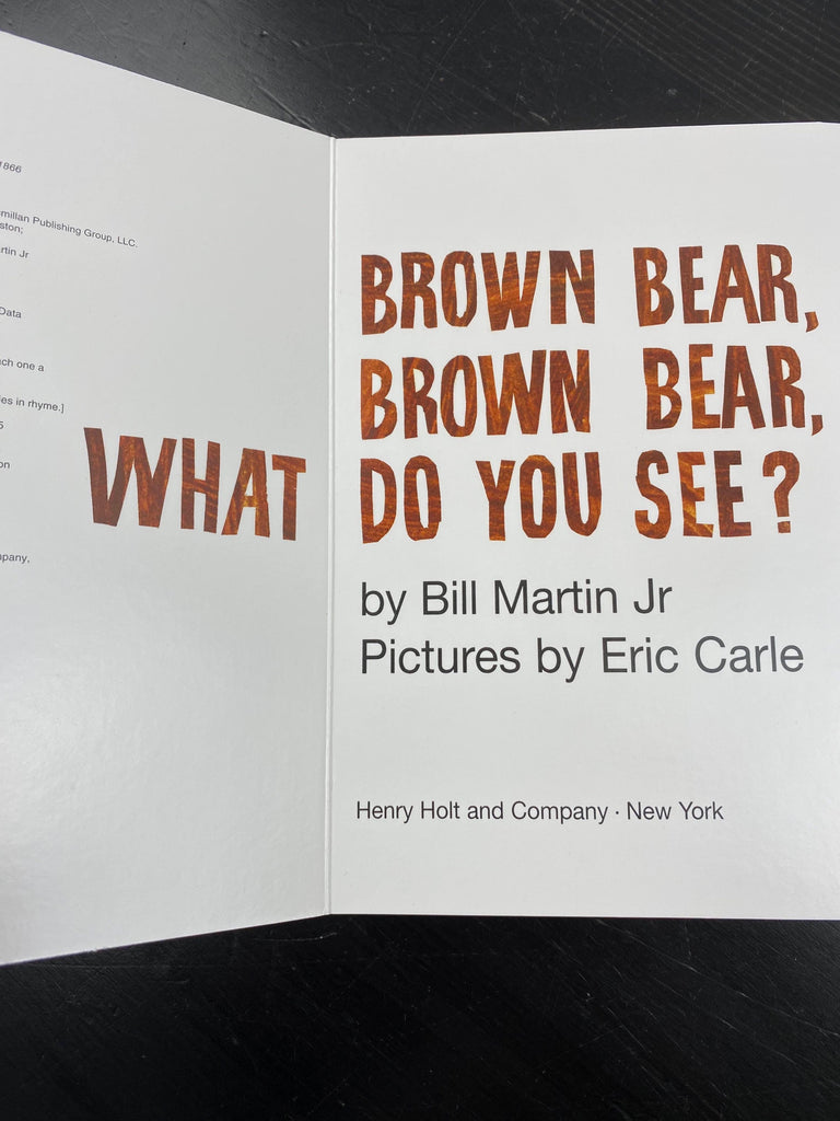 Eric Carle Brown Bear, Brown Bear, What Do You See?, Board book