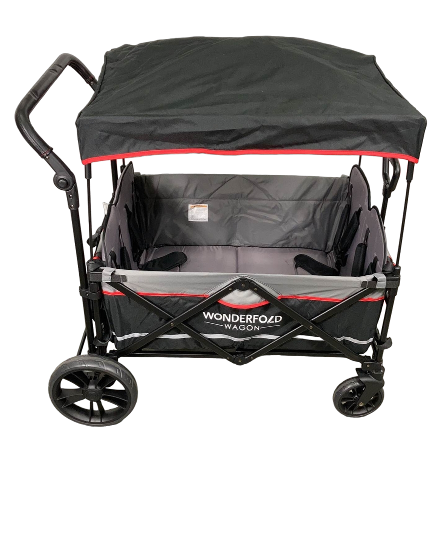 Wonderfold X4 Push & Pull Quad Stroller, Black, 2021 — GoodBuy Gear