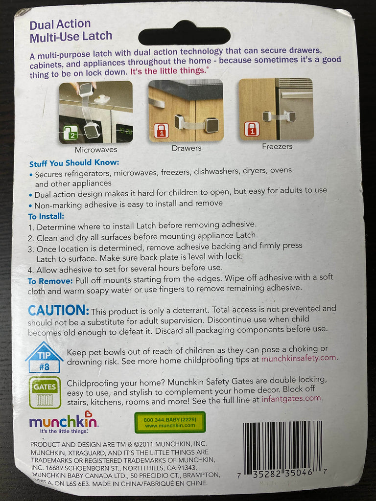 Munchkin Dual Action Multi-Use Latch