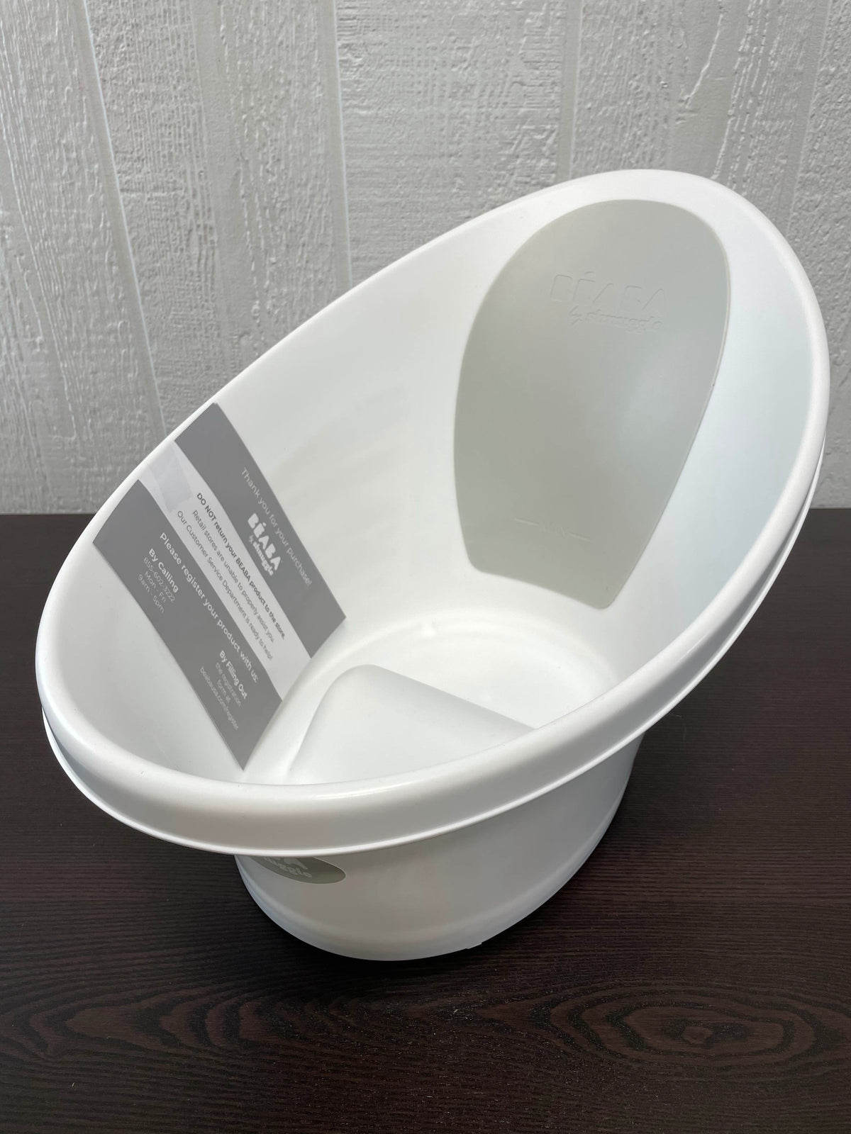 Beaba Shnuggle Baby Bath, White/Grey — GoodBuy Gear