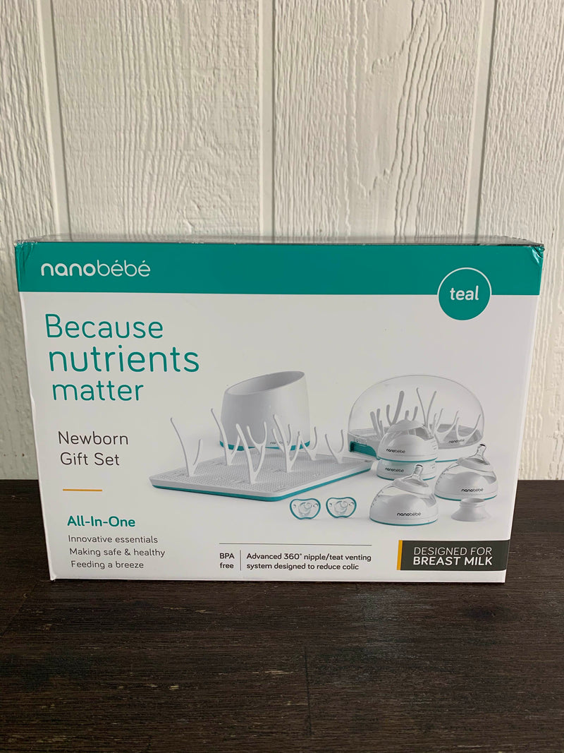 Nanobébé Newborn Gift Set, Teal