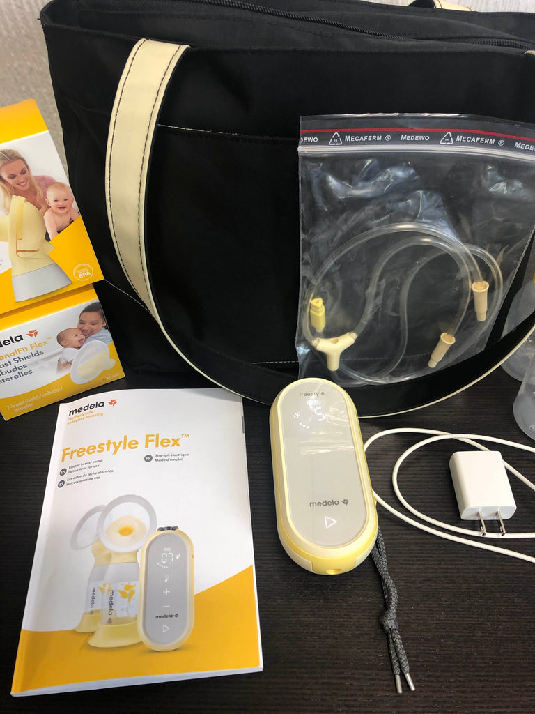 Medela Freestyle Flex Portable Double Electric Breast Pump, With Tote