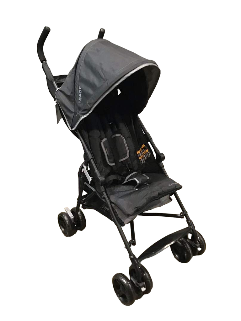 Summer Infant 3D Mini Stroller, 2023, Grey/Black