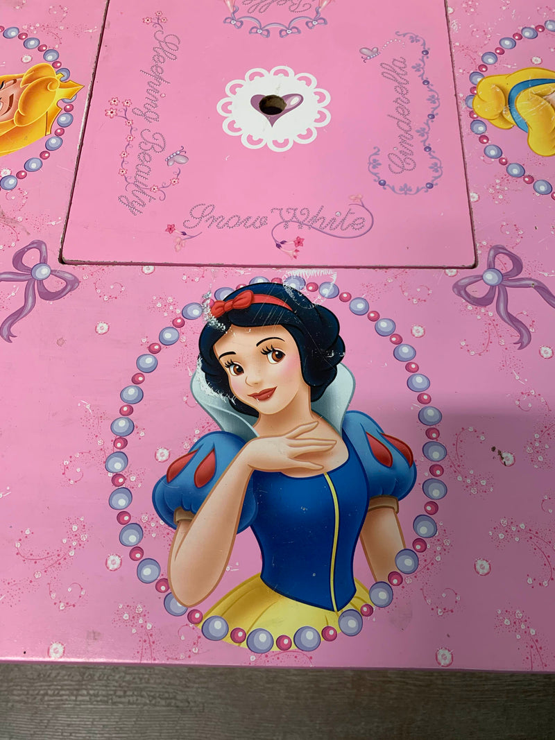 Delta Children Disney Princess Wood Kids Table With Storage