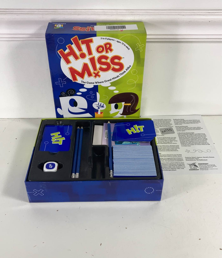 Gamewright Hit Or Miss Game