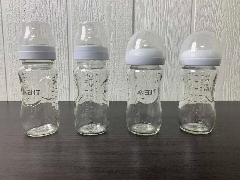 BUNDLE Philips Avent Natural Glass Bottle, 8 oz.