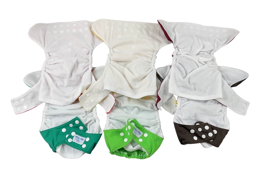 BUNDLE Happy Heiny Cloth Diapers & Inserts