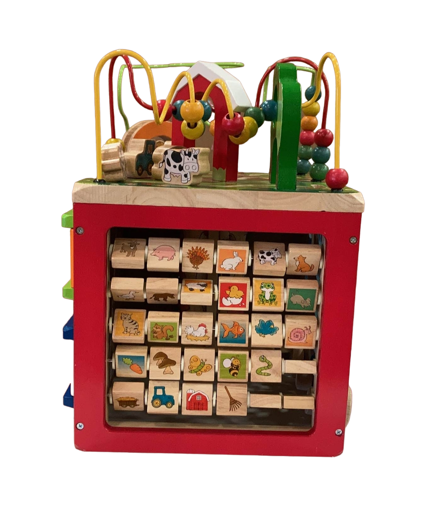 Battat Wooden Activity Cube
