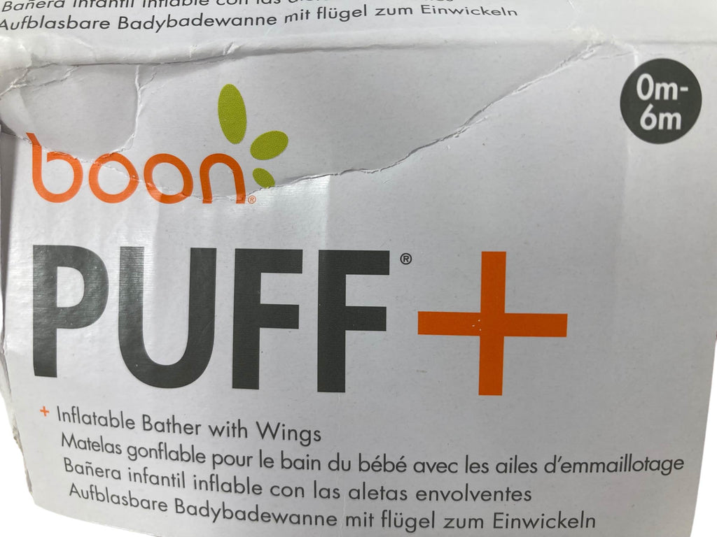 Boon Puff+ Inflatable Bather, Grey