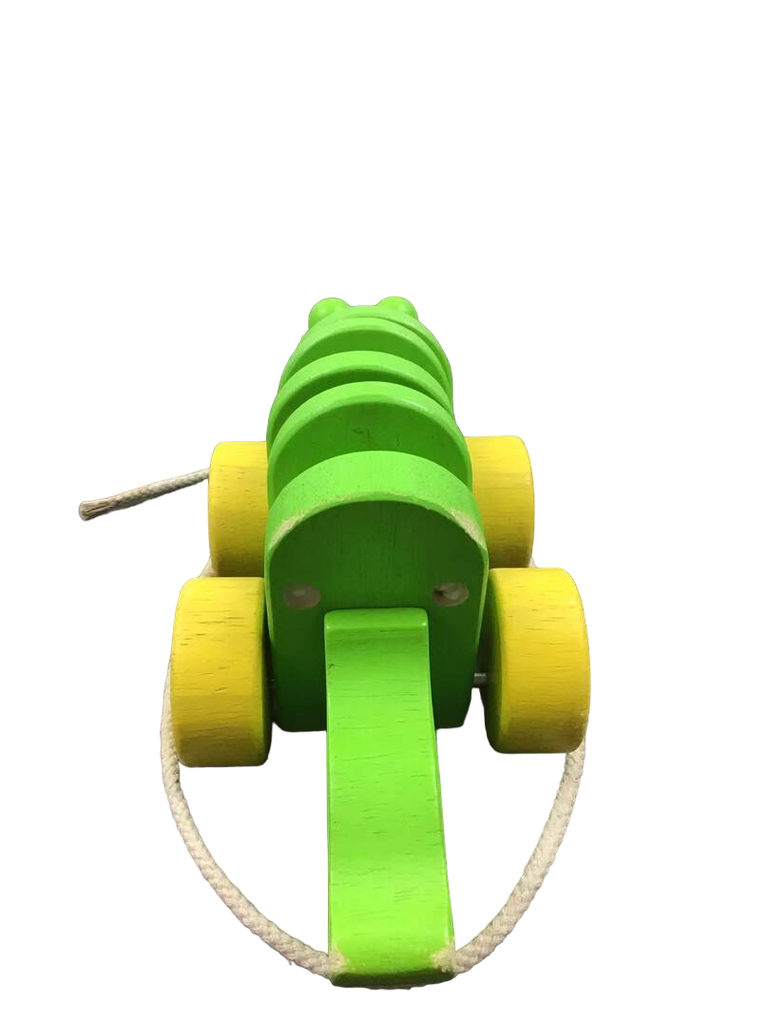 Plan Toys Wooden Dancing Alligator Push And Pull Toy