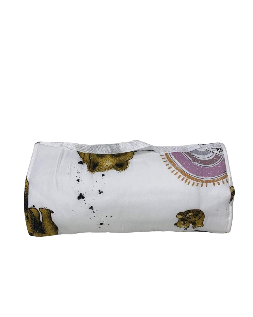 JumpOff Jo Little Jo's Extra Long Nap Mat, Rainbow Bears — GoodBuy Gear