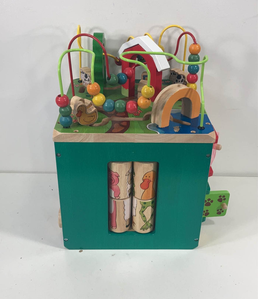 Battat Wooden Activity Cube