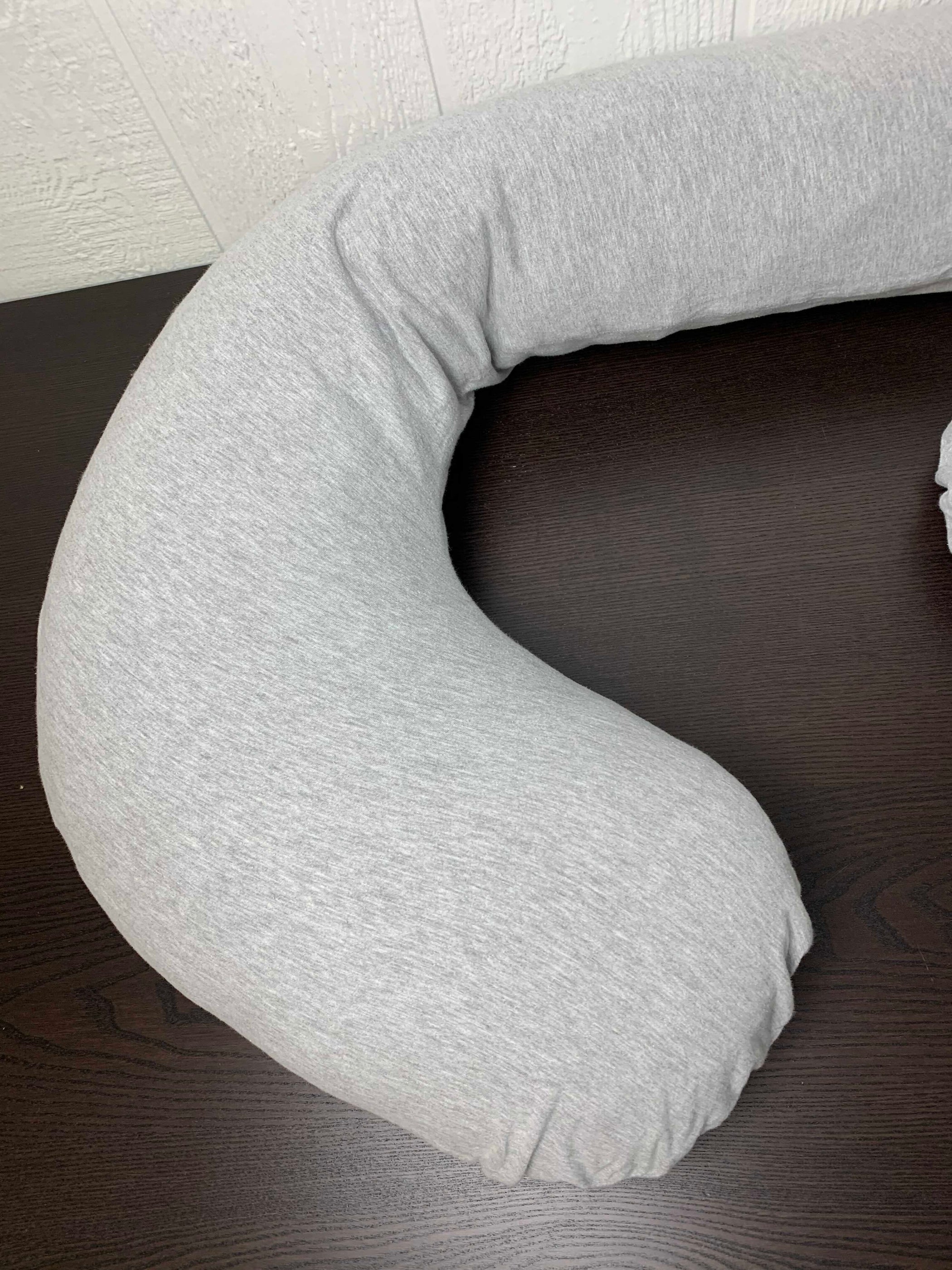 Leachco Snoogle Total Body Pillow, Jersey Grey — GoodBuy Gear