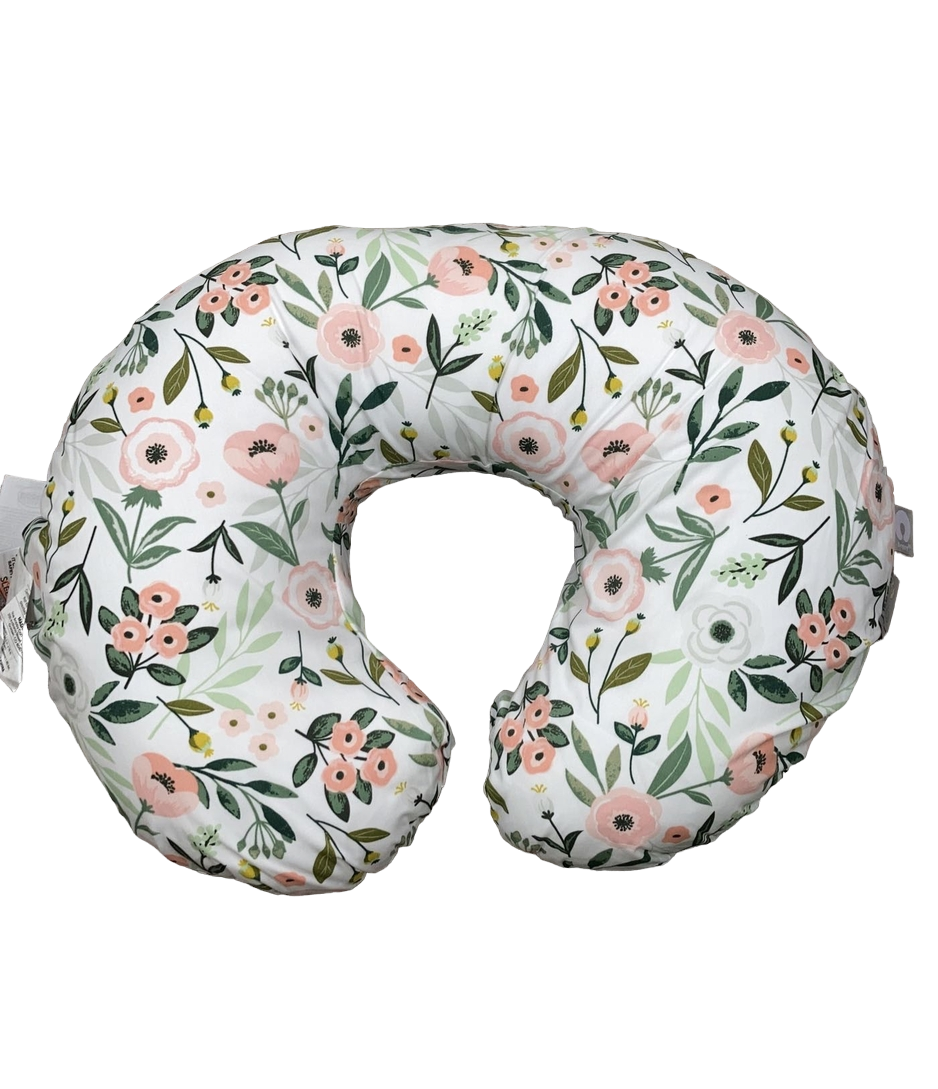 Boppy Nursing and Infant Support Pillow, Pink Garden — GoodBuy Gear