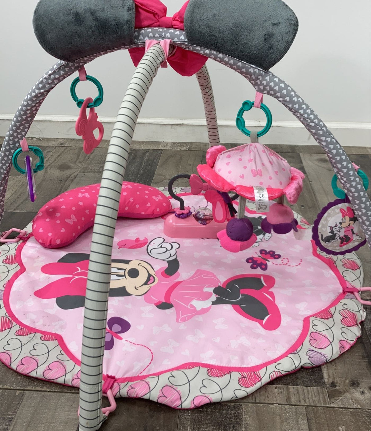 Bright Starts Minnie Mouse Garden Fun Activity Play Mat — GoodBuy Gear