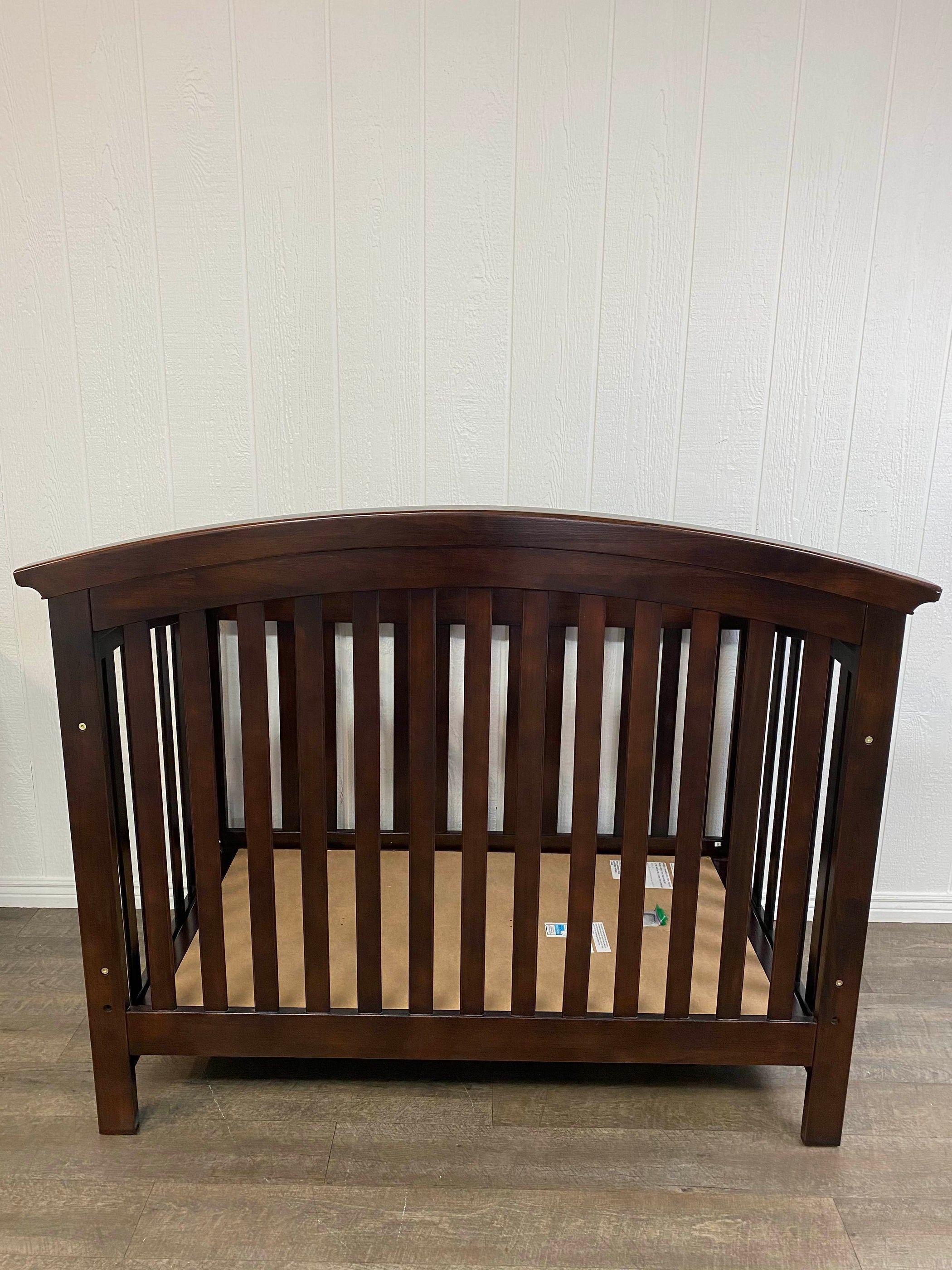 Baby Cache Bliss Essentials Curved Top Crib With Mattress — GoodBuy Gear