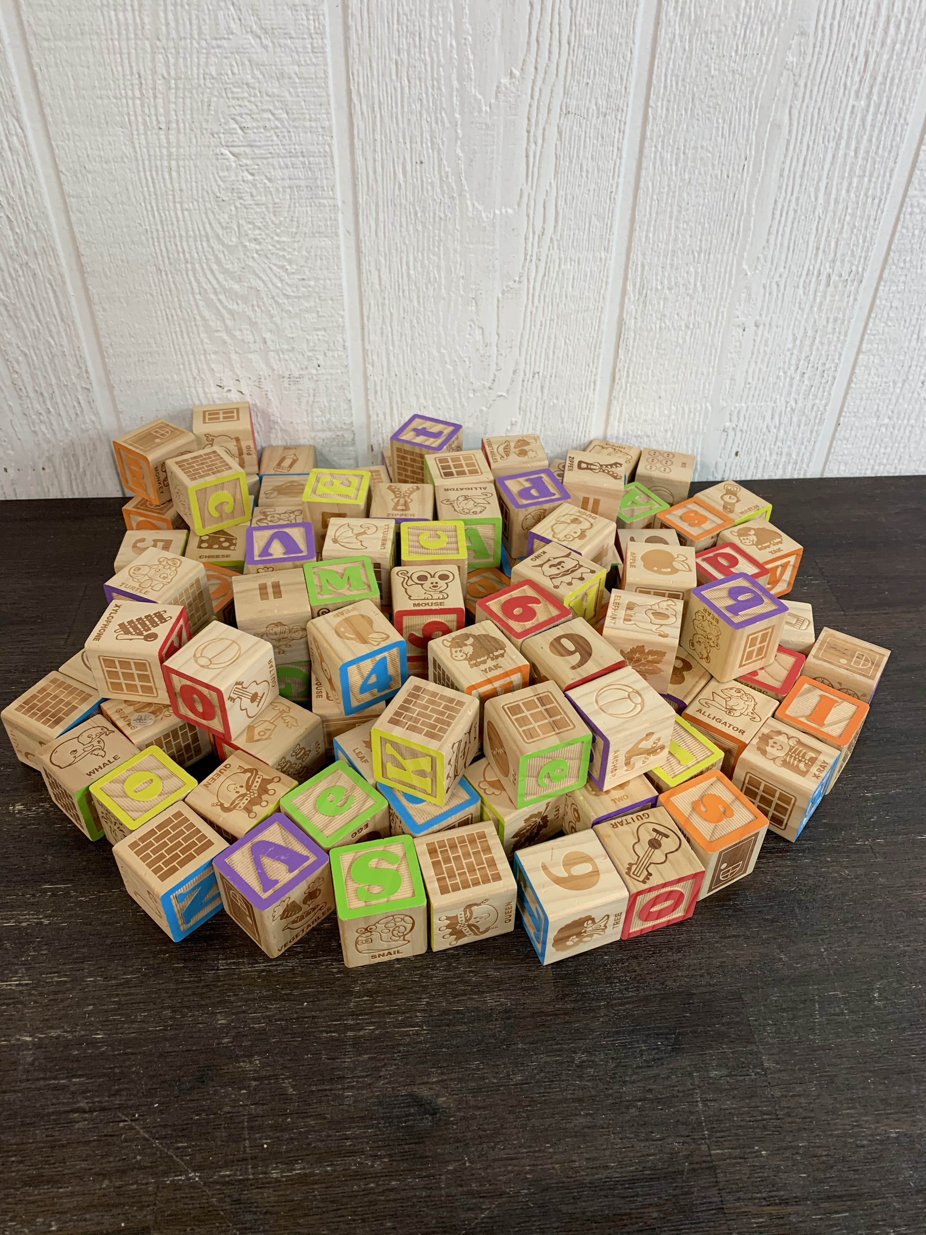 Wooden Alphabet Blocks