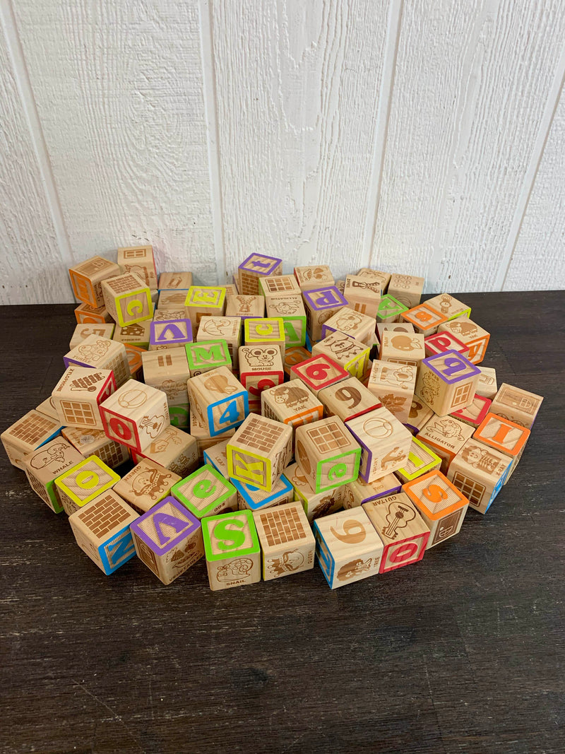 Wooden Alphabet Blocks