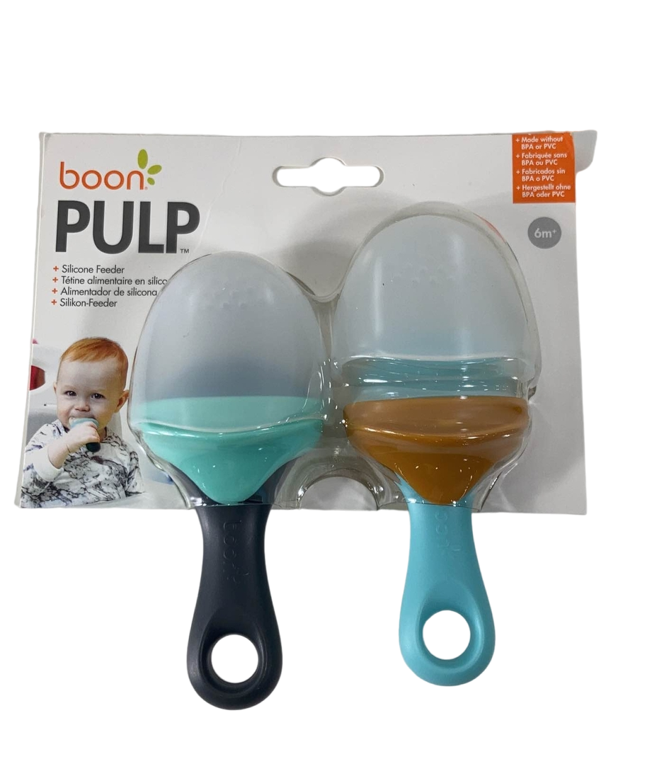 Boon Pulp Silicone Feeder, Navy/Mint, 2-Pack — GoodBuy Gear