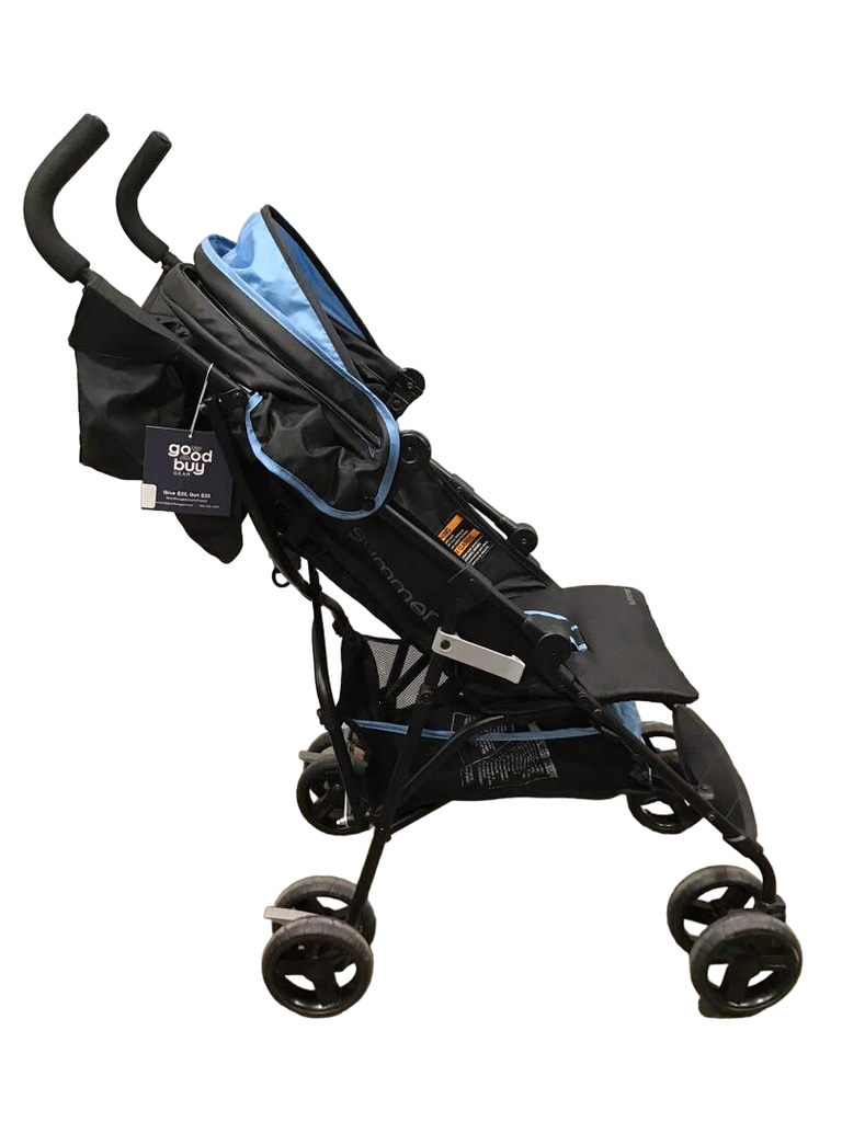 Summer Infant 3D Mini Stroller, 2020, Blue/Black