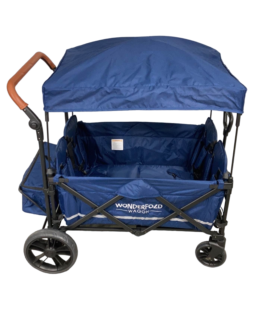 Wonderfold X4 Push & Pull Quad Stroller, 2022, Navy — GoodBuy Gear