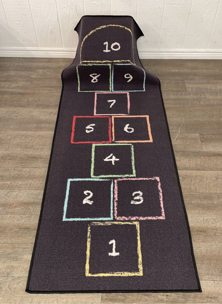 Asweets Hopscotch Rug With Bean Bags