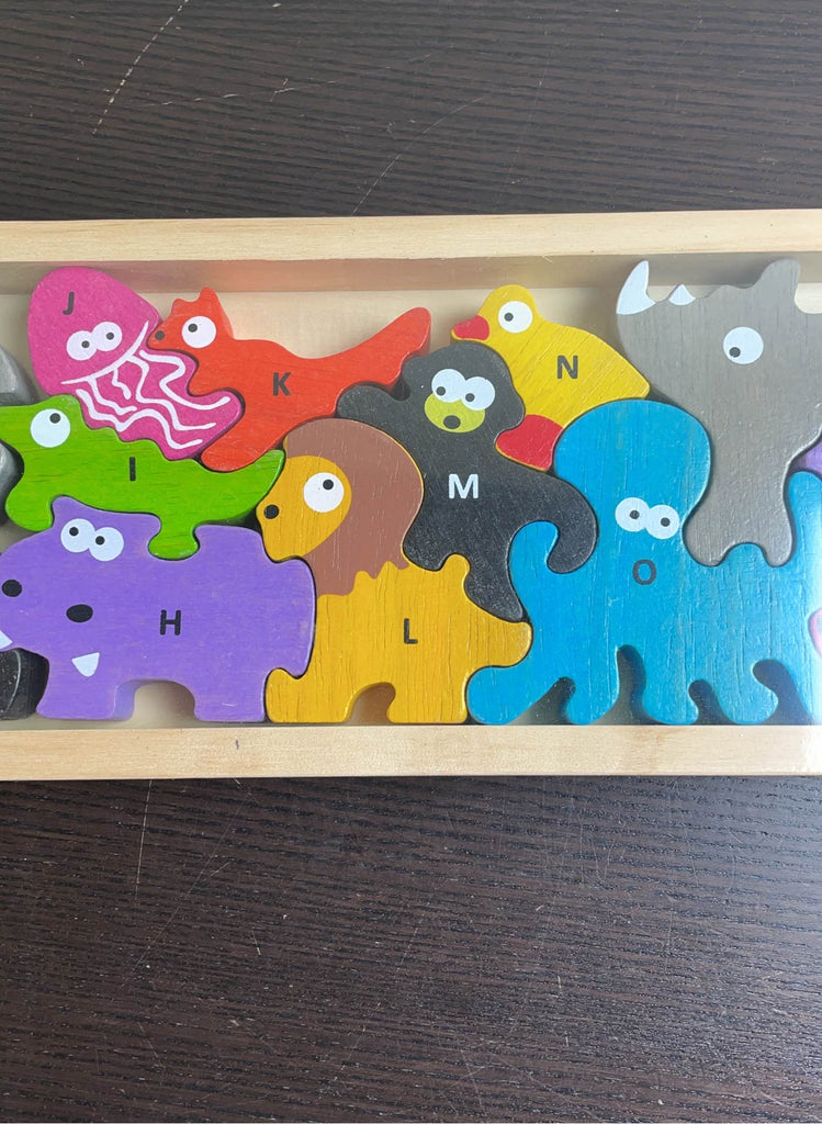 Begin Again Animal Parade A to Z Puzzle & Playset