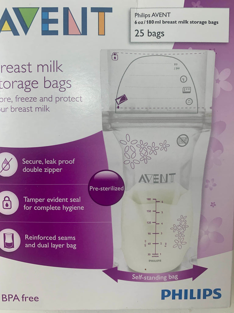 Philips Avent Breast Milk Storage Bags, (25 pack)