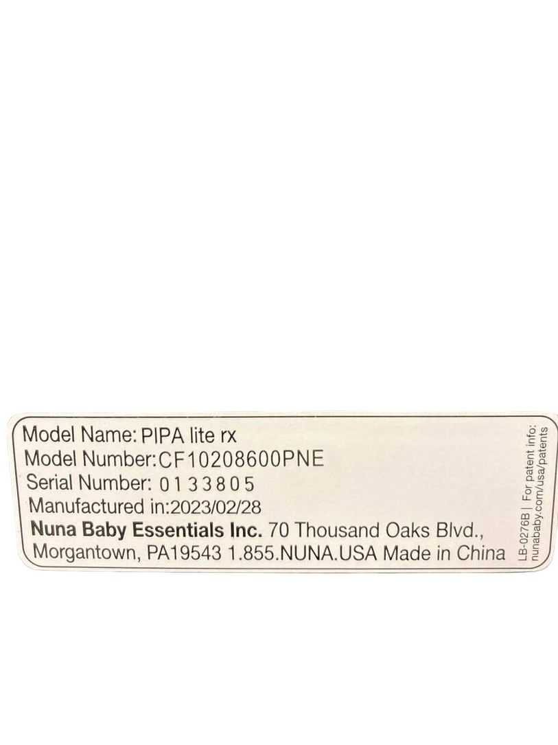 Nuna Pipa Lite RX And Pipa Relx Base, 2023, Pine — GoodBuy Gear