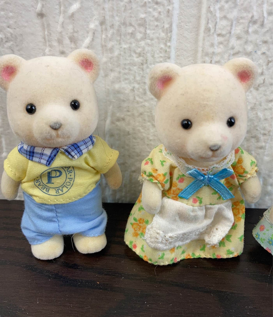 BUNDLE Calico Critters, Polar Bear Family