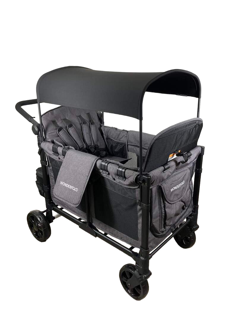 Wonderfold W4 Elite Stroller Wagon, Charcoal Gray, 2023 — GoodBuy Gear
