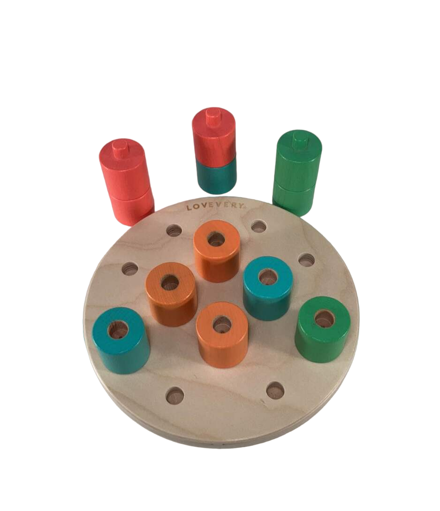 Lovevery Wooden Stacking Peg Board