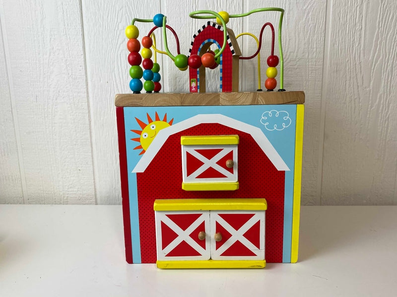 ALEX Toys Wooden Activity Cube, My Busy Farm