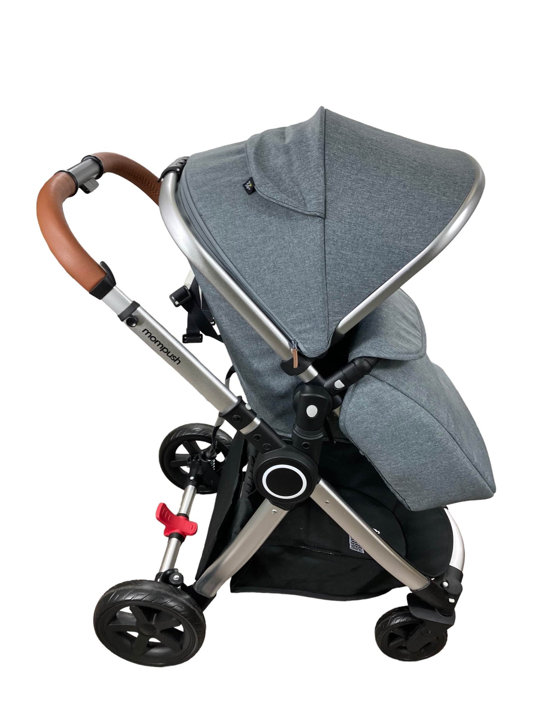 Mompush Meteor 2 Stroller, 2022, Gray