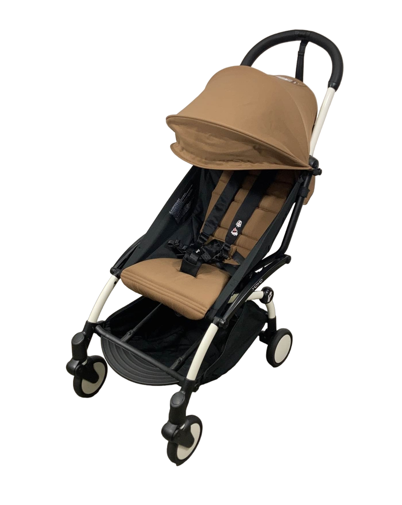 Babyzen YOYO2 Complete Stroller, 2021, White with Toffee