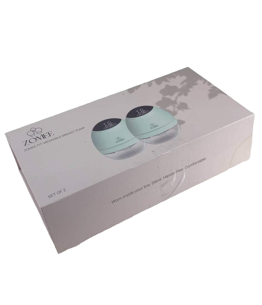 Zomee Fit Wearable Hands Free Breast Pump, Double