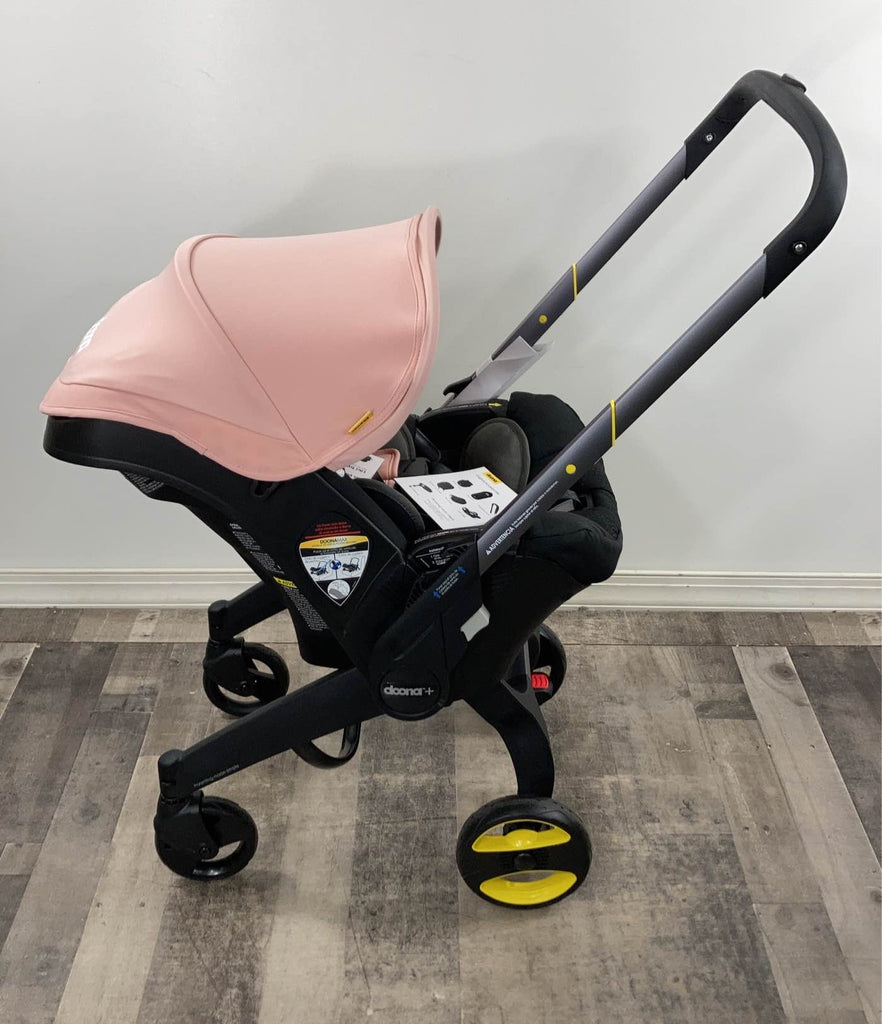 Doona Infant Car Seat & Stroller Combo, Blush Pink, 2021