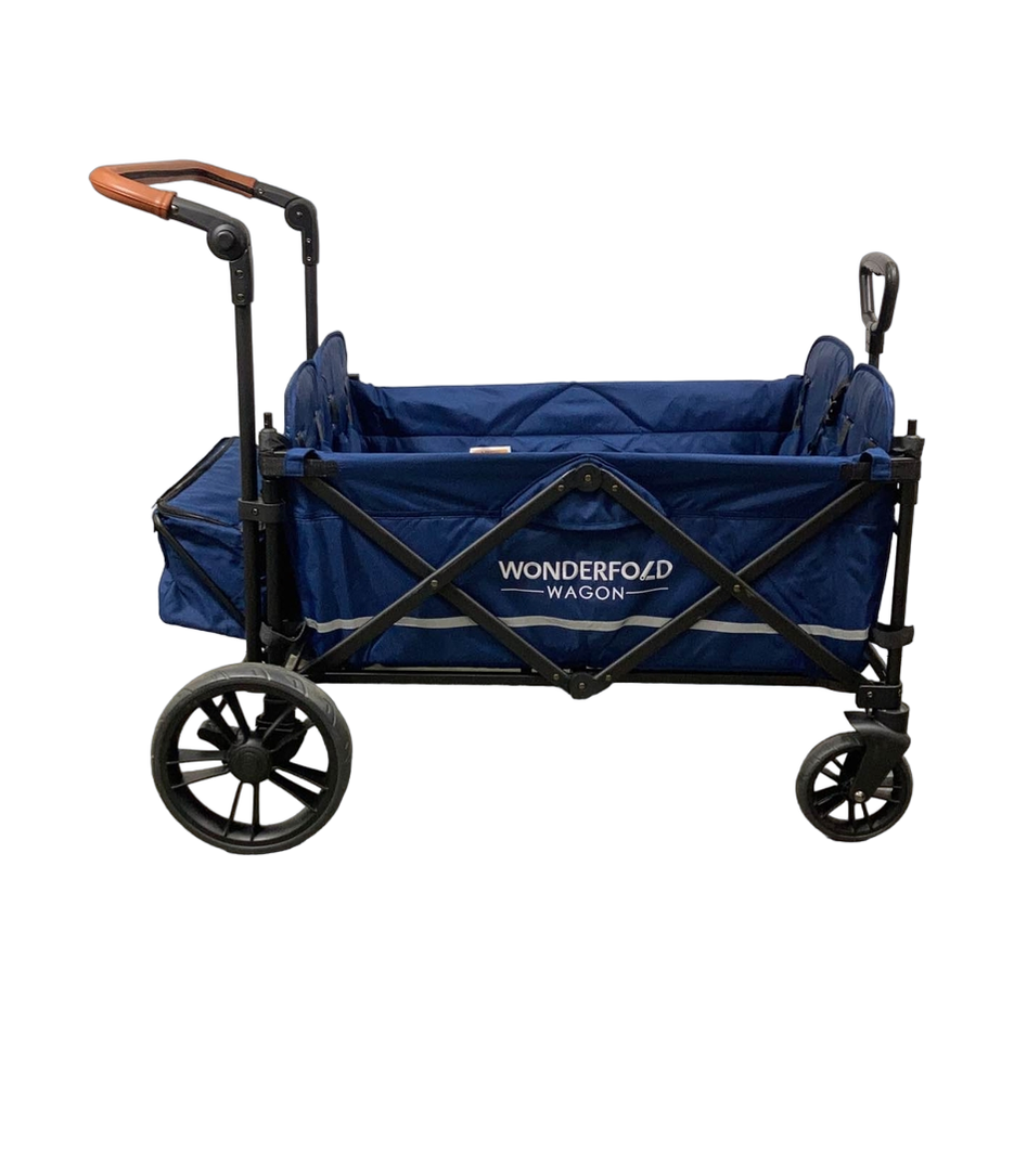 Wonderfold X4 Push & Pull Quad Stroller, 2022, Navy — GoodBuy Gear
