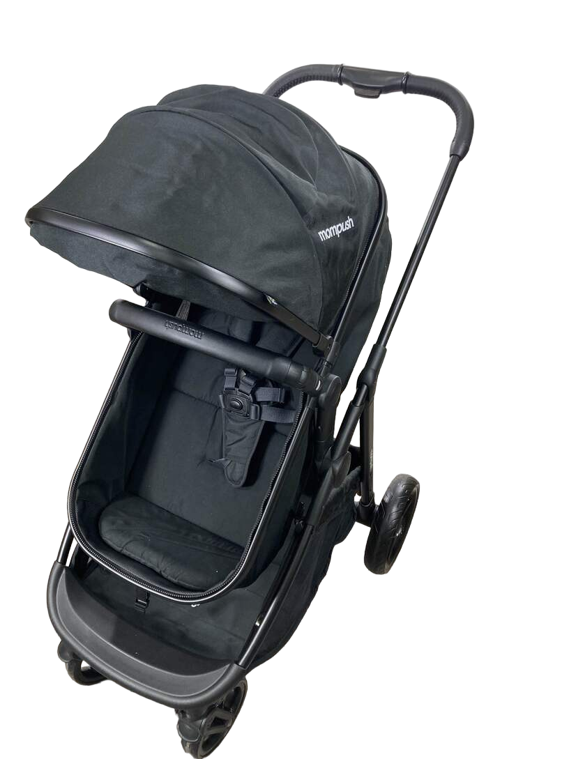 Mompush Meteor 2 Stroller, 2021, Black — GoodBuy Gear