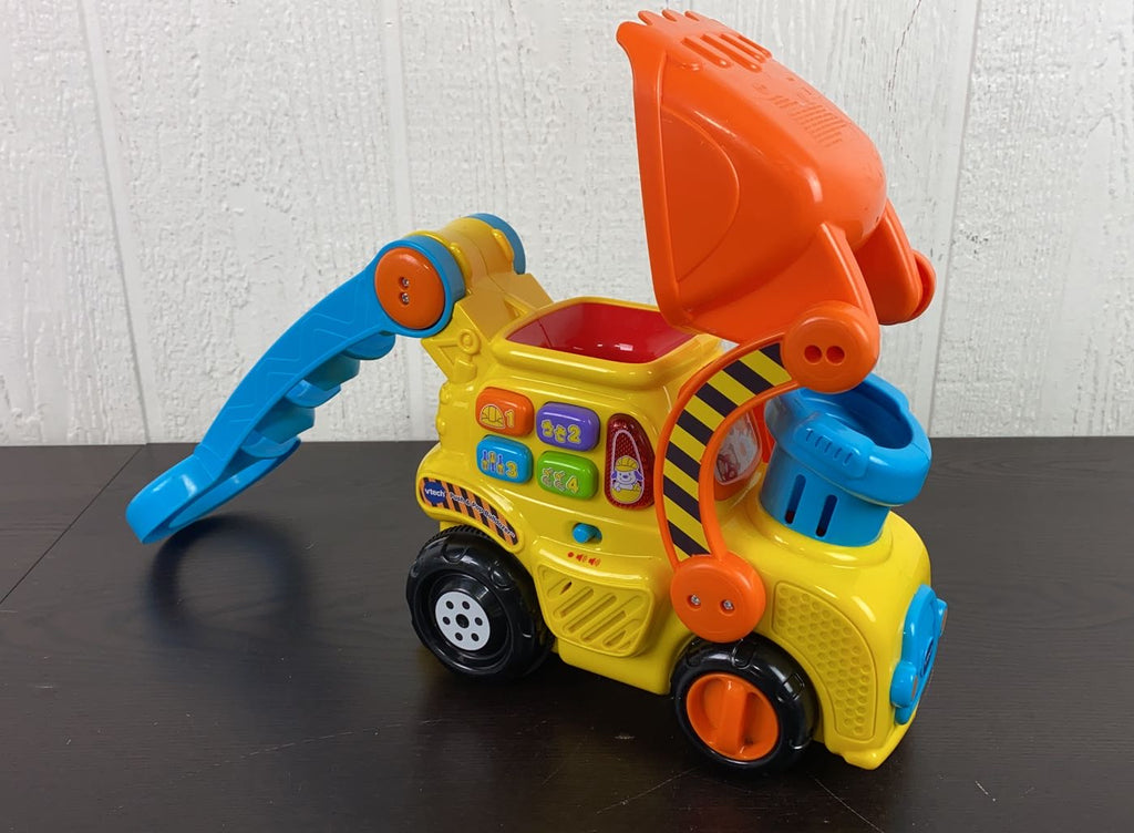 VTech Pop-A-Balls Push And Pop Bulldozer