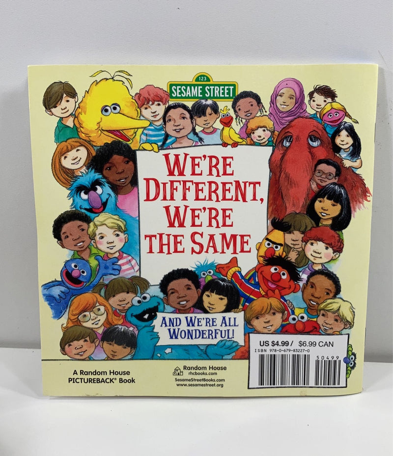 Sesame Street We’re Different, We’re The Same Book