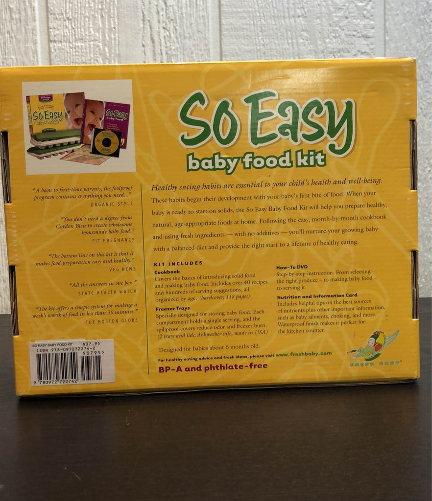 Fresh Baby So Easy Baby Food Kit