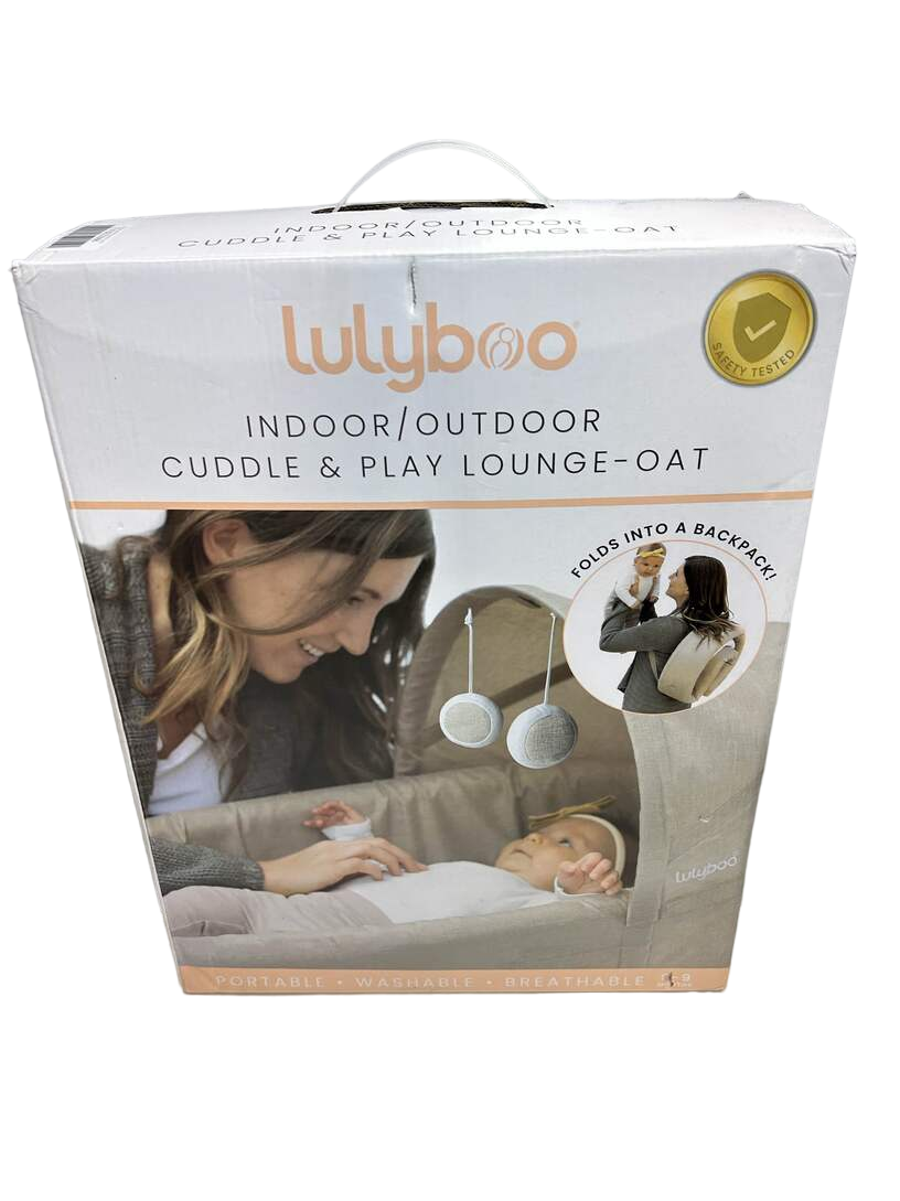 Lulyboo Cuddle & Play Lounge, Oat — GoodBuy Gear