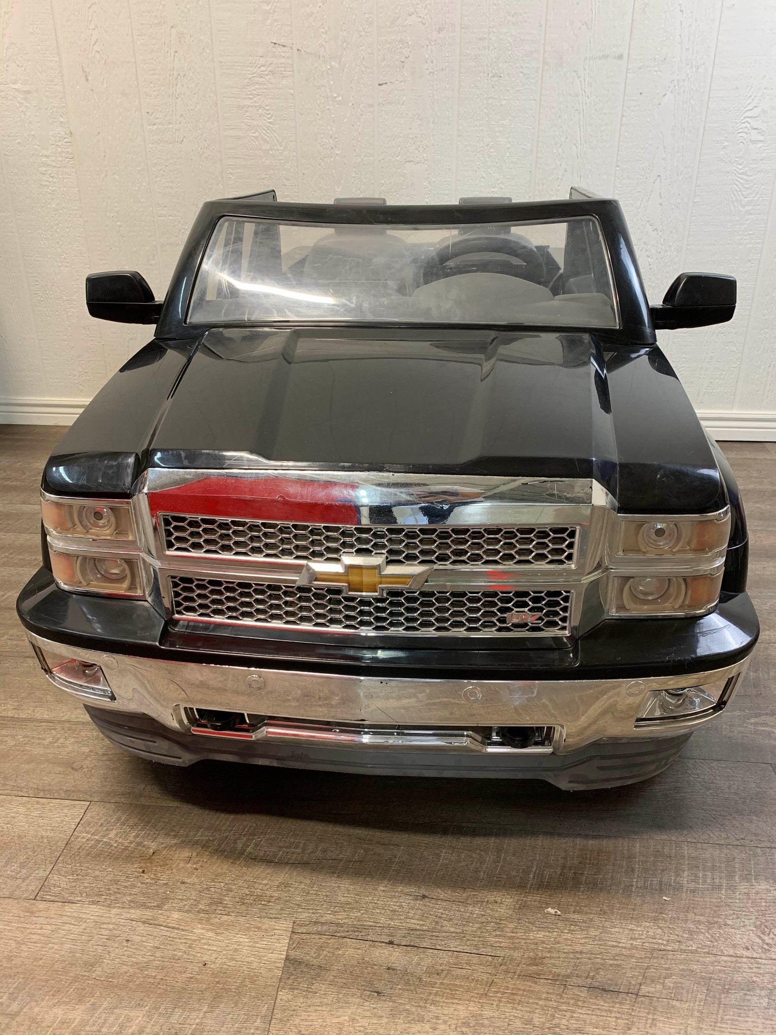 Rollplay Chevy Silverado 12-Volt Battery Ride-On Vehicle, Black ...